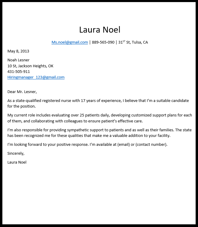 Short Cover Letter Examples And Tips To Help Job Seekers In 2023